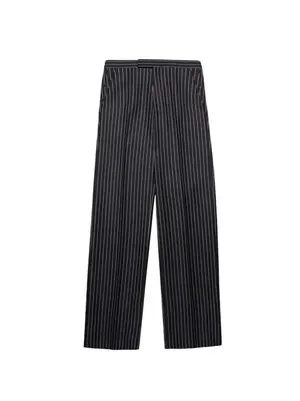 TOM FORD Colbert High-waisted Wide-leg Trousers In A British Stripe Pa