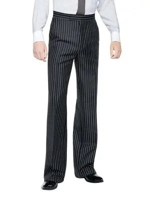 TOM FORD Colbert High-waisted Wide-leg Trousers In A British Stripe Pa