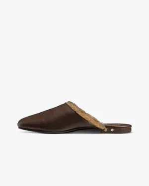 Beek Larkin Shearling Leather Mule
