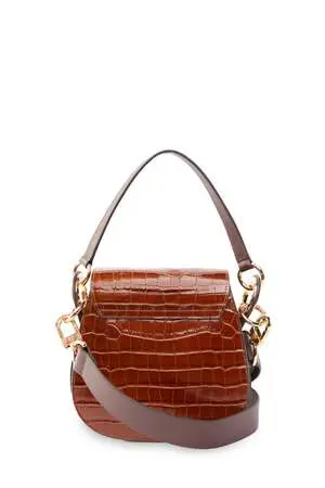Holland Cooper Chelsea Saddle Bag Croc