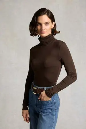 Holland Cooper Supersoft Roll Neck Top