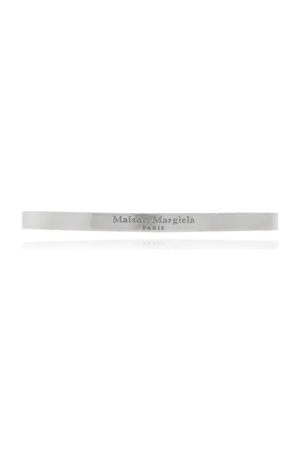 MAISON MARGIELA Bracelet With Logo - Silver