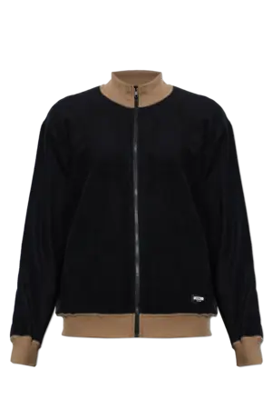 Moschino Active’ Zip-up Sweatshirt - Black