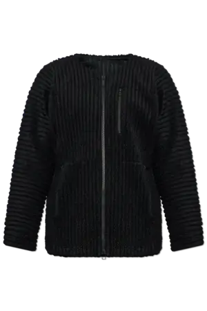 Issey Miyake Pleated Jacket With Pockets