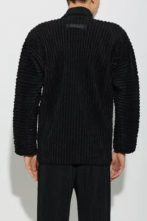 Issey Miyake Pleated Jacket With Pockets