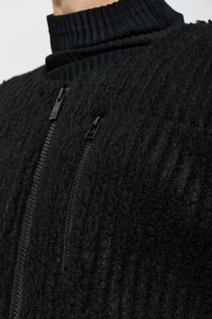 Issey Miyake Pleated Jacket With Pockets