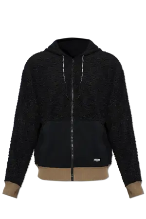 Moschino Active’ Zip-up Hoodie - Black