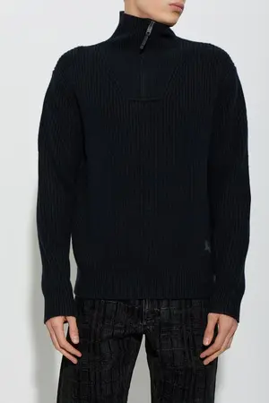 Burberry Cashmere Long-sleeve Sweater