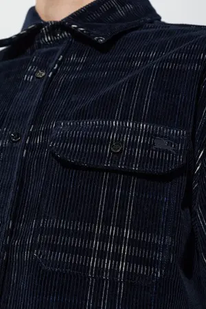 Burberry Corduroy Shirt With Pockets