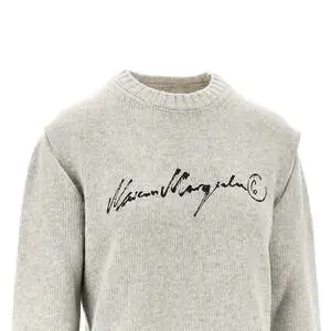 MAISON MARGIELA Calligraphic Print Weater
