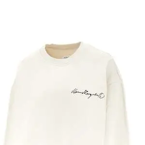 MAISON MARGIELA Calligraphic Logo Print Weathirt