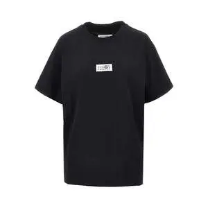 MAISON MARGIELA Numeric Logo Label T-shirt - Black
