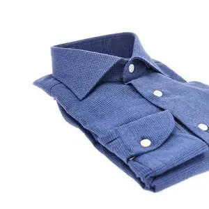BORRIELLO NAPOLI Houndstooth Flannel Shirt