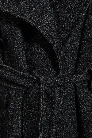 Issey Miyake Double-breasted Coat With Belt