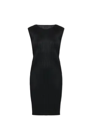 Issey Miyake Pleated Sleeveless Dress