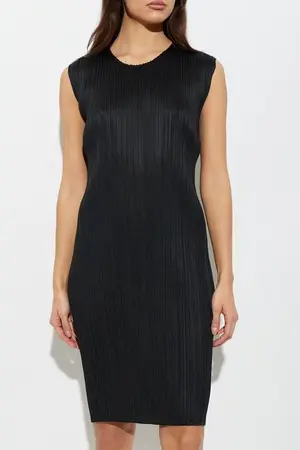 Issey Miyake Pleated Sleeveless Dress
