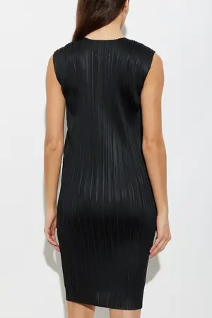 Issey Miyake Pleated Sleeveless Dress