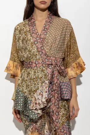 Zimmermann Silk Wrap Top