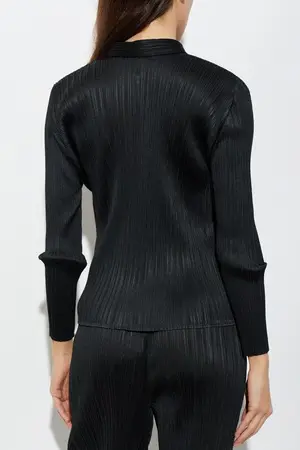 Issey Miyake Pleated Cardigan