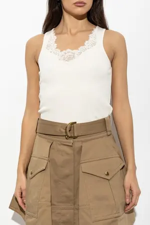 Zimmermann Lace-trimmed Top