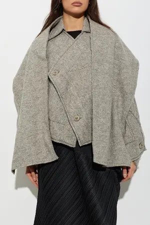 Issey Miyake Detachable Scarf Jacket