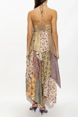 Zimmermann Silk Dress With Tie Fastening