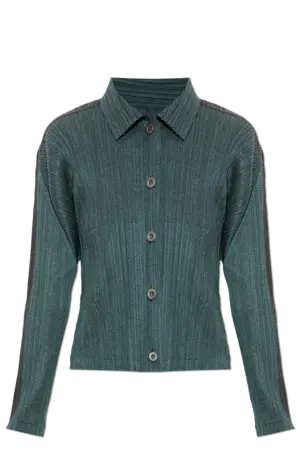 Issey Miyake Pleated Cardigan