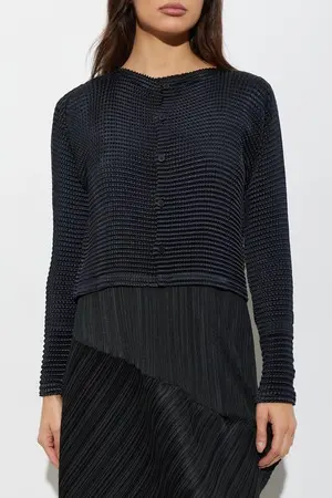 Issey Miyake Plisated Cardigan