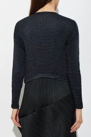 Issey Miyake Plisated Cardigan