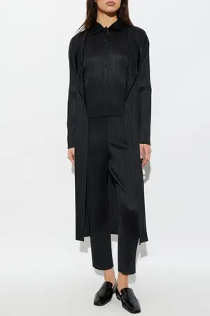 Issey Miyake Pleated Coat