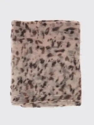 Brunello Cucinelli Rectangular Cashmere Scarf With Animalier Print