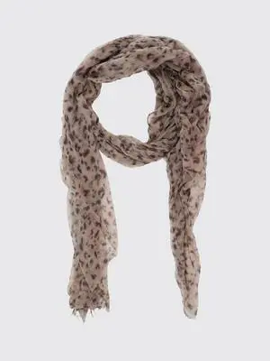 Brunello Cucinelli Rectangular Cashmere Scarf With Animalier Print