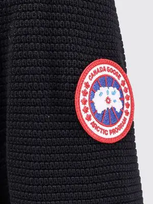 Canada Goose Short Quilted Wool Puffer Jacket With High Neck And Zip