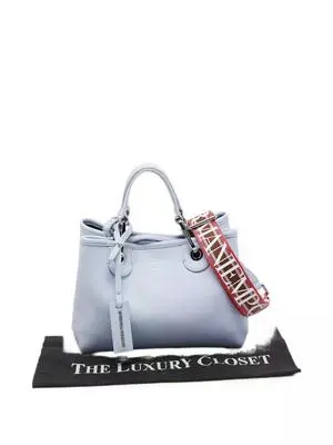 Emporio Armani Small Myea Grained Tote Bag