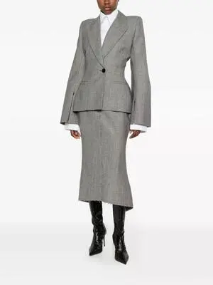 Matieres Fecales Prince Of Wales-check Wool Jacket