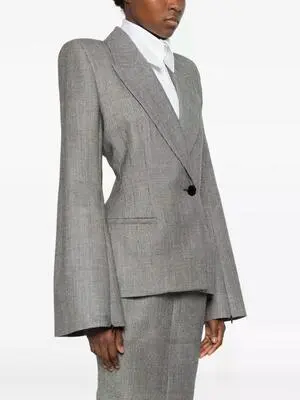 Matieres Fecales Prince Of Wales-check Wool Jacket
