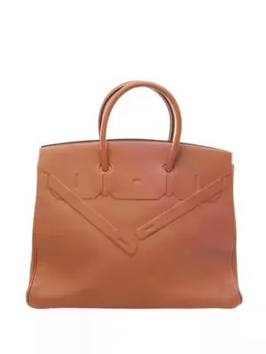 HERMÈS 2019 35 Shadow Birkin Tote Bag