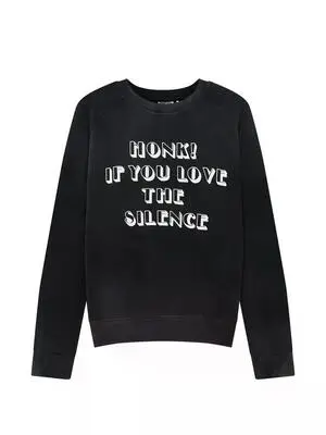 Deus Ex Machina Honk Raglan-sleeve Sweatshirt - Black