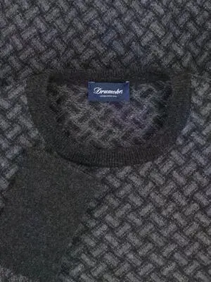 DRUMOHR Geometric-pattern Cashmere Sweater