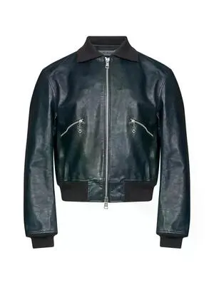 Our Legacy Zip-up Leather Jacket