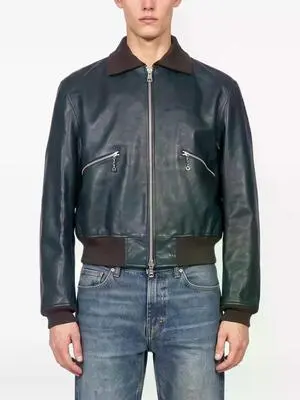 Our Legacy Zip-up Leather Jacket