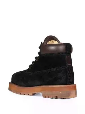 PDF Strada Low Suede Panelled Ankle Boots
