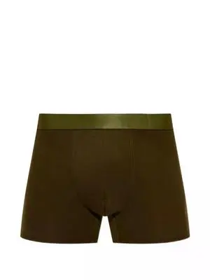 CDLP Logo-waistband Boxers - Green