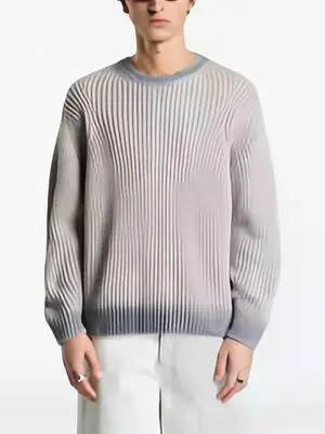 Obey Ian Faded-wash Sweater - Grey