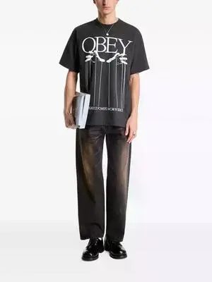 Obey Studded Boxcar Jeans - Black