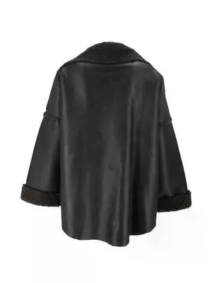ELEH Shearling-trim Oversized Jacket