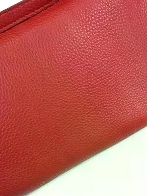 Hermès 2003 Caporal Leather Shoulder Bag - Red