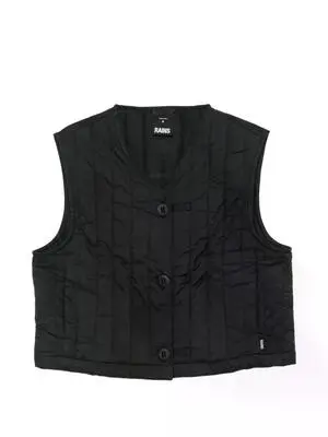 Rains Quilted Gilet - Black