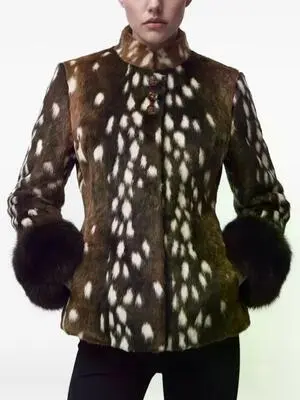 CARELLI Bambi Deer-print Jacket