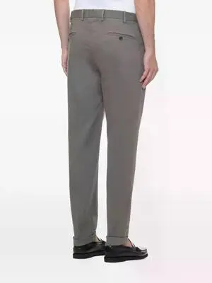 DEVORE INCIPIT Pleated Turn-up Trousers - Grey